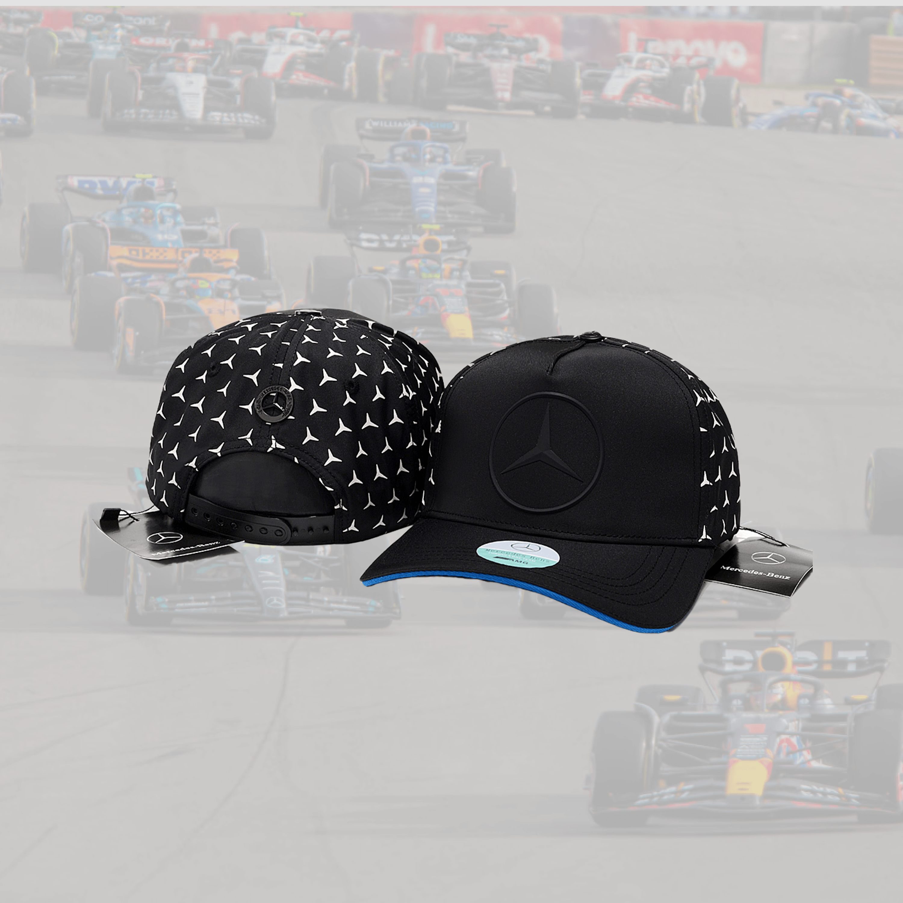 Mercedes Benz F1 Star Pattern Team Cap – Formula Wears